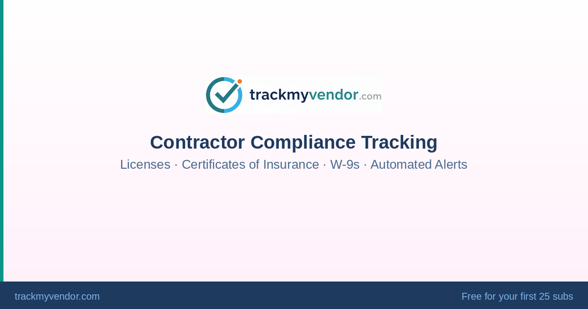 Washington Contractor Lookup — L&I License Verification | TrackMyVendor